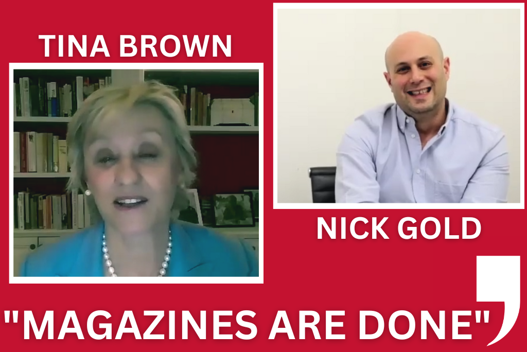 Watch "Magazines are done." - Tina Brown, In Conversation With MD, Nick ...